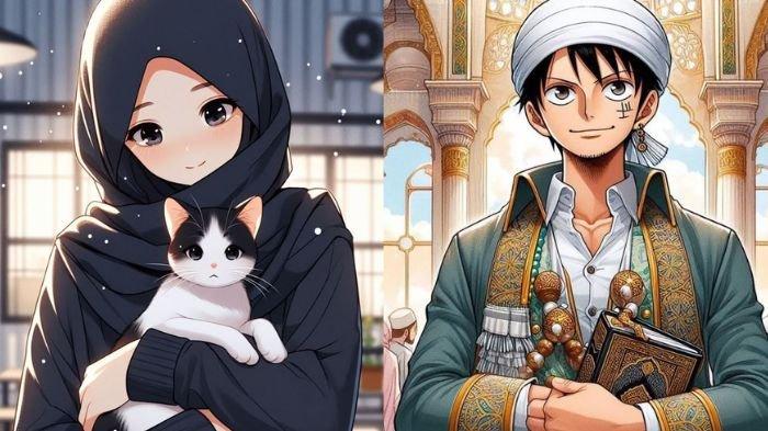 30 PP Ramadhan 2025 Anime Cewek Berhijab dan Cowok Bersorban ...