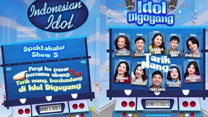 Jam Tayang Indonesian Idol Season 13 Spekta 5 di RCTI Plus, 10 Peserta Bawakan Lagu Dangdut ...