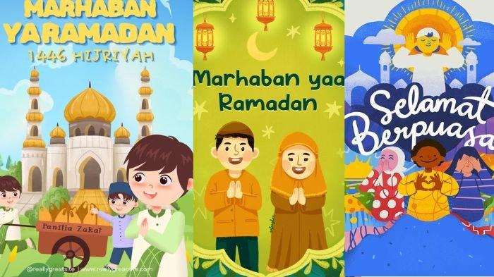 50 Poster Pawai Ramadhan 2025 Gratis Download, Lengkap dengan Ucapan Marhaban Ya Ramadhan ...