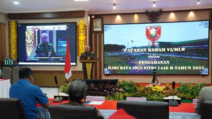 Kodam VI/Mulawarman Siapkan 2.060 Personel untuk Pengamanan Idul Fitri - Tribunkaltim.co