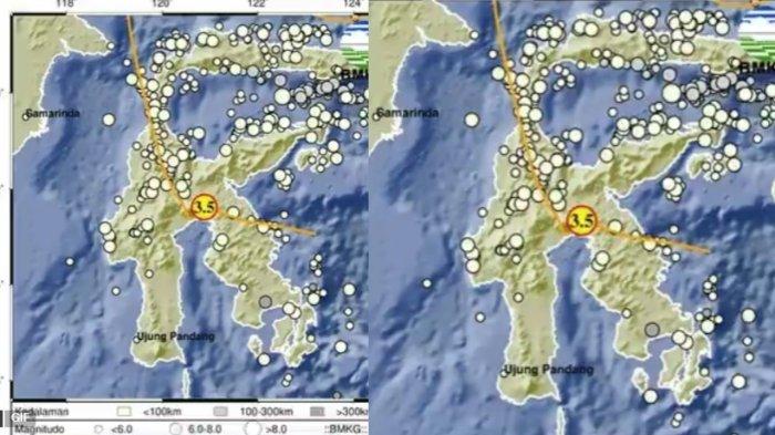 Baru Saja! Info BMKG Gempa Luwu Timur Hari Ini, Pusat Gempa Terkini 2 Menit yang Lalu Sulsel ...