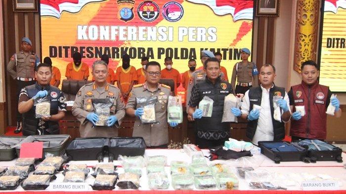 Polda Kaltim Gagalkan Peredaran Sabu dari Malaysia ke Samarinda, Kurir Diupah Rp200 Juta per ...