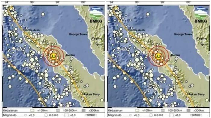 Gempa Hari Ini! Pusat Gempa Magnitudo 3,5 di Kutacane, Kabupaten Aceh ...
