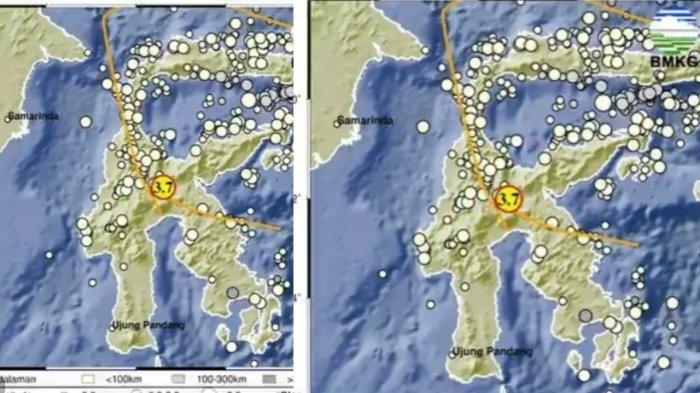 Baru Saja! Gempa Magnitudo 3.7 Guncang Kabupaten Poso Sulteng, Cek Info Gempa Terkini via BMKG ...