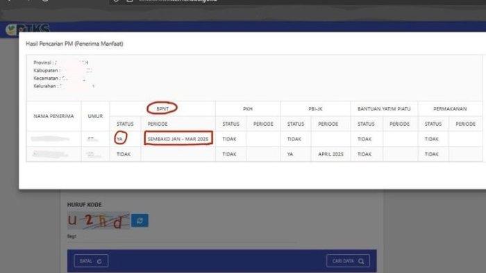 Cara Cek Bansos PKH dan BPNT 2025 lewat HP, Pakai NIK KTP, Tanda Bansos Kemensos sudah Siap Cair ...