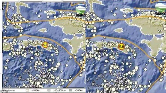 Baru Saja! Gempa Bumi Magnitudo 5.0 Guncang Seram Bagian Timur Maluku, BMKG: Tidak Potensi ...