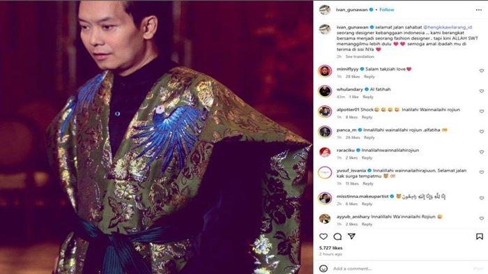 Sosok Desainer Hengki Kawilarang yang Meninggal Dunia, Kenalkan Batik ...