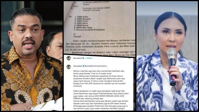 Klarifikasi Istri Menteri UMKM, Tina Astari tak Tahu Surat Kementerian yang Minta Fasilitas ...