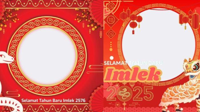 55 Twibbon Tahun Baru Imlek 2025 Gratis, Lengkap dengan Cara Mengunggahnya di Media Sosial ...