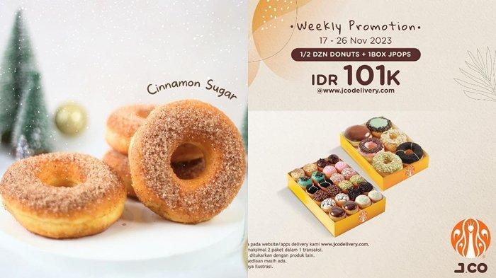 Katalog Promo J.CO Hari ini Jumat 24 November 2023, Bayar Rp 101.000 ...