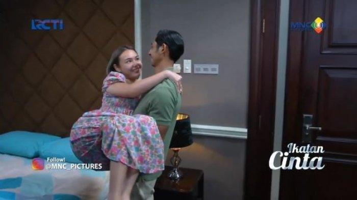 Adegan Mesra Arya Saloka Gendong Amanda Manopo di Sinetron Ikatan Cinta Bikin Penonton Curiga ...