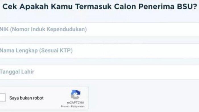 Cair! Link Cek BSU 2022, Cek Penerima BLT Via Login bsu.kemnaker.go.id ...