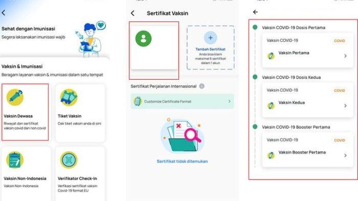 Cara Cek Sertifikat Vaksin Di Aplikasi Satu Sehat Trik Download Dan