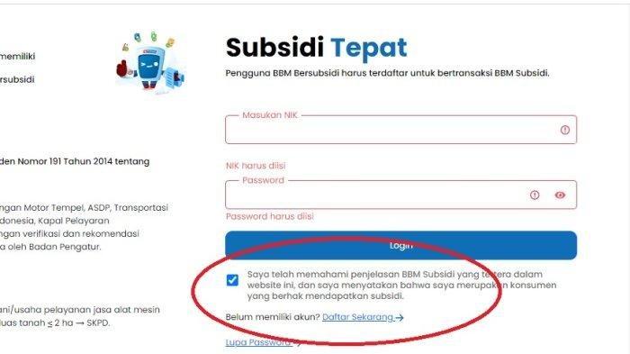 Cara Daftar Subsidi Tepat My Pertamina di Website subsiditepat.mypertamina.id dan Cara ...