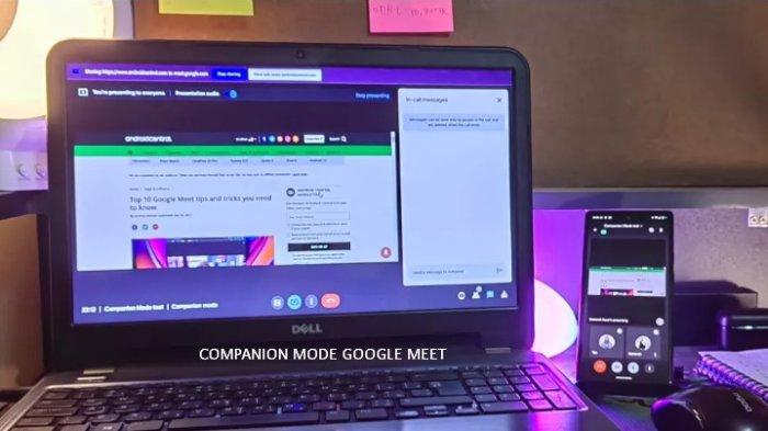 2 Cara Menggunakan Companion Mode Google Meet - Tribunkaltim.co
