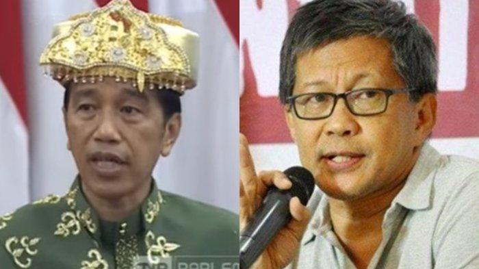 Rocky Gerung Sentil Jokowi Soal Subsidi BBM Bisa Dipertahankan pada Pidatonya di Sidang Tahunan ...
