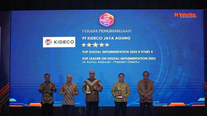 Kideco Raih Penghargaan Top Digital Award 2022 - Tribunkaltim.co
