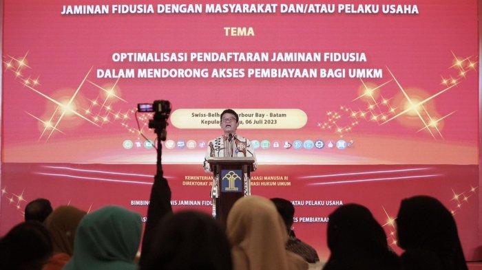 Bantu UMKM, Ditjen AHU Kemenkumham Gencarkan Sosialisasi Fidusia - Tribunkaltim.co