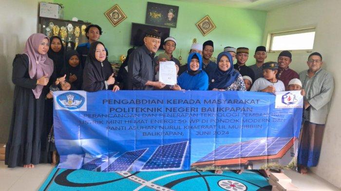 Politeknik Balikpapan Berkontribusi Pasang Tenaga Surya Solar Cell dan ...