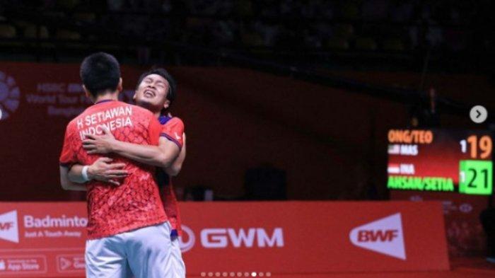 Hasil Final BWF World Tour Finals 2022, Sempat Bikin Ganda China Tertekan, Ahsan/Hendra Runner ...