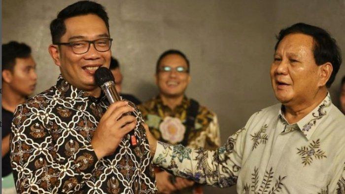 Hasil Survei Capres 2024 Prabowo Paling Populer Ridwan Kamil Paling