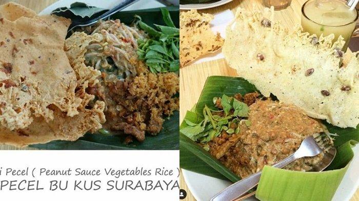 5 Pilihan Tempat Sarapan Besok Pagi yang Super Enak di Surabaya, Ada Pecel Bu Kus - Tribunkaltim.co