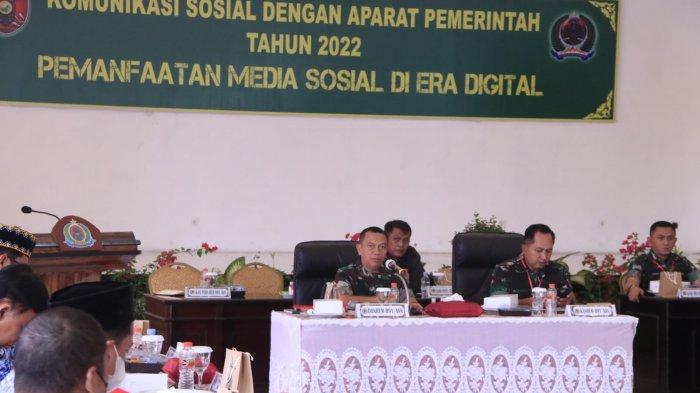 Gelar Komsos Dengan Pemda, Danrem Tekankan Moralitas Dalam Manfaatkan ...