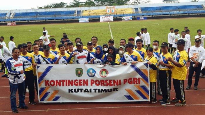 Partisipasi di Porseni PGRI Kaltim, Wabup Kasmidi Harap Kontingen Kutim ...