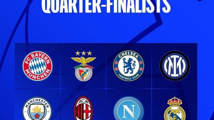Live Streaming Drawing Perempat Final Liga Champions Hari Ini, Potensi 3 Wakil Italia Saling ...