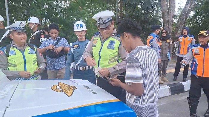 Parkir Sembarangan, 45 Pengendara di Balikpapan Terjaring Penertiban - Tribunkaltim.co