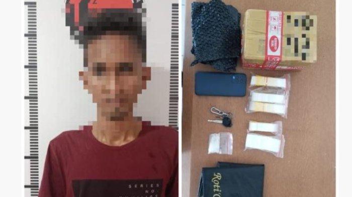 Simpan Sabu di Kemasan Paket Online, IH Diringkus Satresnarkoba Polres Kutai Barat - Tribunkaltim.co