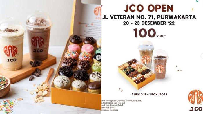 Promo J.CO Hari ini Jumat 23 Desember, khusus JCO Purwakarta, 1 Box ...