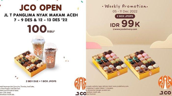 Khusus JCO Lovers di Aceh 1 Box Jpops dan 2 Minuman hanya Rp 100.000 ...
