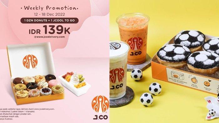 Promo J.CO Hari ini Jumat 16 Desember 2022, 1 Jcool To Go dan 12 Donat ...