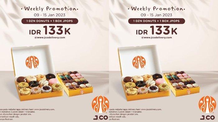 Baru Promo J.CO Hari ini Selasa 10 Januari 2023, Dapatkan 12 Donat dan 1 Box Jpops Rp 133.000 ...