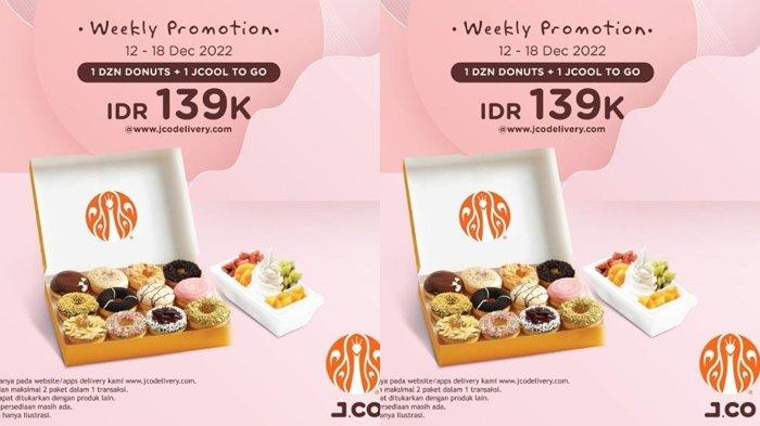 Baru Promo J.CO Hari ini Senin 12 Desember 2022, Dapatkan 12 Donat dan ...