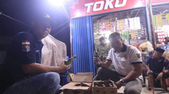 Satpol PP Amankan 76 Botol Miras di Sungai Kunjang Samarinda - Tribunkaltim.co