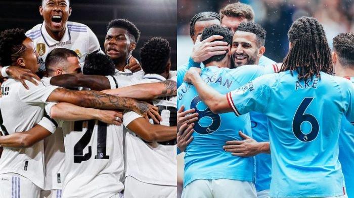 Live SCTV! Manchester City vs Real Madrid Liga Champions, Lengkap Prediksi Skor, Line-up dan H2H ...