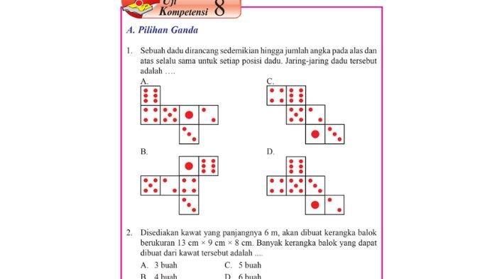 Kunci Jawaban Matematika Kelas 8 Semester 2 Halaman 216, 217, 218, 219, Menghitung Bangun Ruang ...