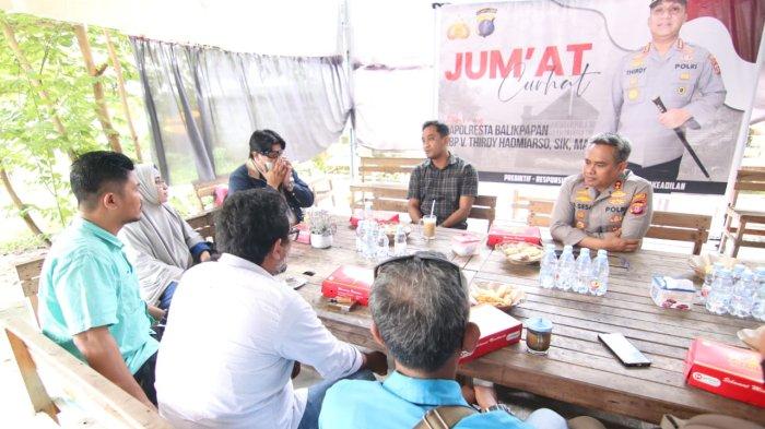Jumat Curhat Polresta Balikpapan, Serikat Pekerja Pertanyakan Akibat Hukum Demonstrasi Spontan ...