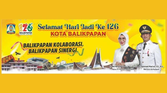 Tema dan Logo HUT Balikpapan 2023 ke-126 Tahun, Gelar 65 Kegiatan Acara - Tribunkaltim.co