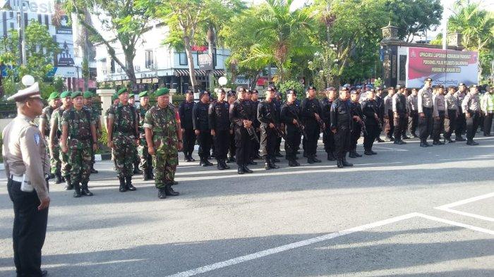 Brimob Polda Kaltim Kerahkan 1 SSK Dibantu Polres Balikpapan dan TNI Amankan Aksi Bela Muslim ...