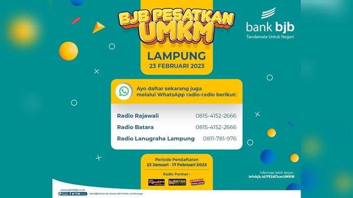 Tingkatkan Daya Saing di Era Kekinian, Workshop Bisnis bjb PESATkan UMKM Hadir di Lampung ...