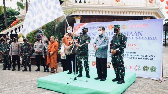 Kodam VI/Mulawarman Gandeng Majelis Pandita Buddha Maitreya Indonesia Bantu Korban Banjir dan ...