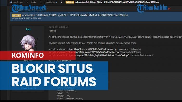NEWS VIDEO Buntut Bocornya Data Warga Indonesia, Kominfo Blokir Situs ... NEWS VIDEO Buntut Bocornya Data Warga Indonesia, Kominfo Blokir Situs ...