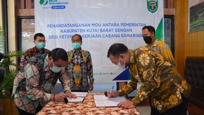 Pemkab Kubar Teken MoU dengan BPJS Ketenagakerjaan, Beri Jaminan Sosial bagi Pegawai Non-PNS ...