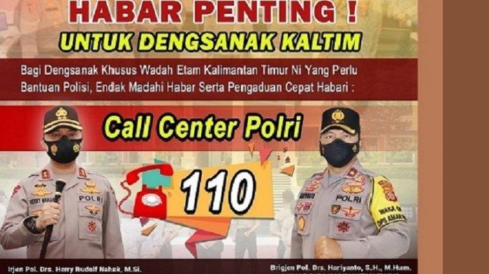 Call Center 110 Percepat Respon Polri Layani Masyarakat - Tribunkaltim.co