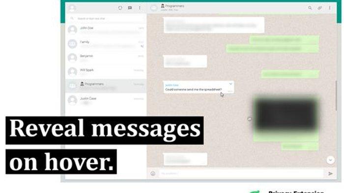 Cara Menggunakan Privacy Extension for WhatsApp Web yang Bikin Chat ...