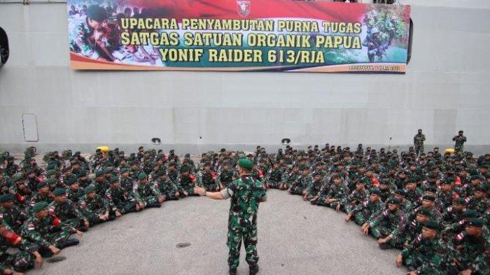 Prestasi Satgas Yonif 613/RJA Selama Bertugas di Papua, Sukses Rebut Senapan Hingga Tokoh KKB ...