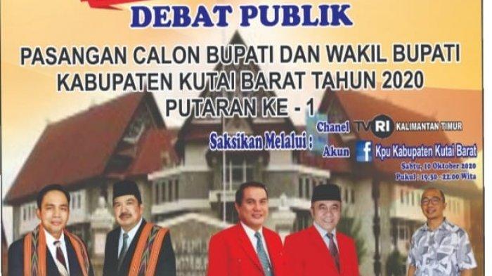 Debat Publik Paslon Bupati dan Wakil Bupati Kubar Putaran Pertama ...